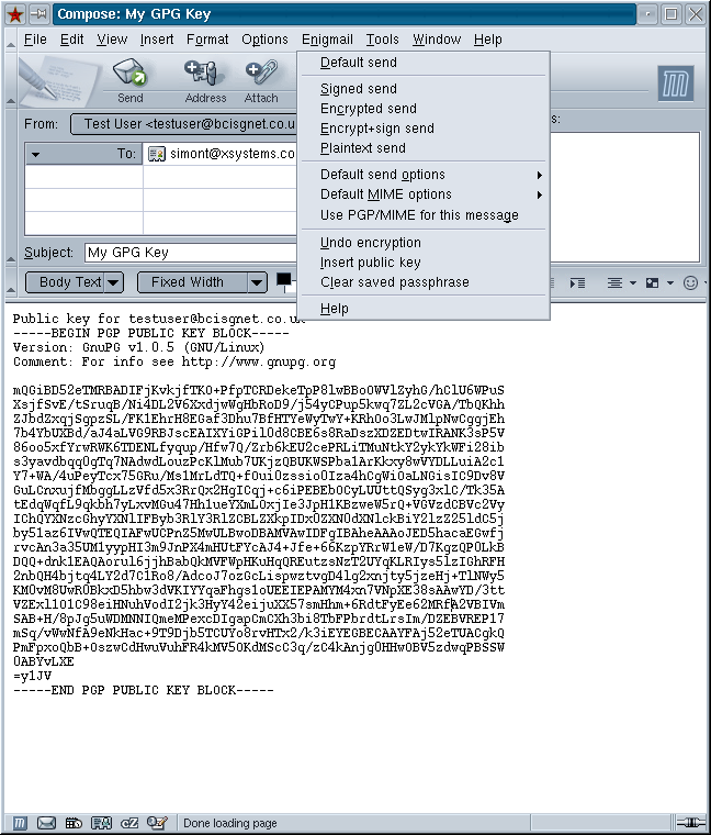 GnuPG/PGP with Mozilla+Enigmail and other MUAs Howto
